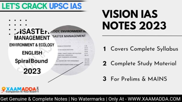 Vision IAS Notes PDF Study Material 2023 - XaamAdda