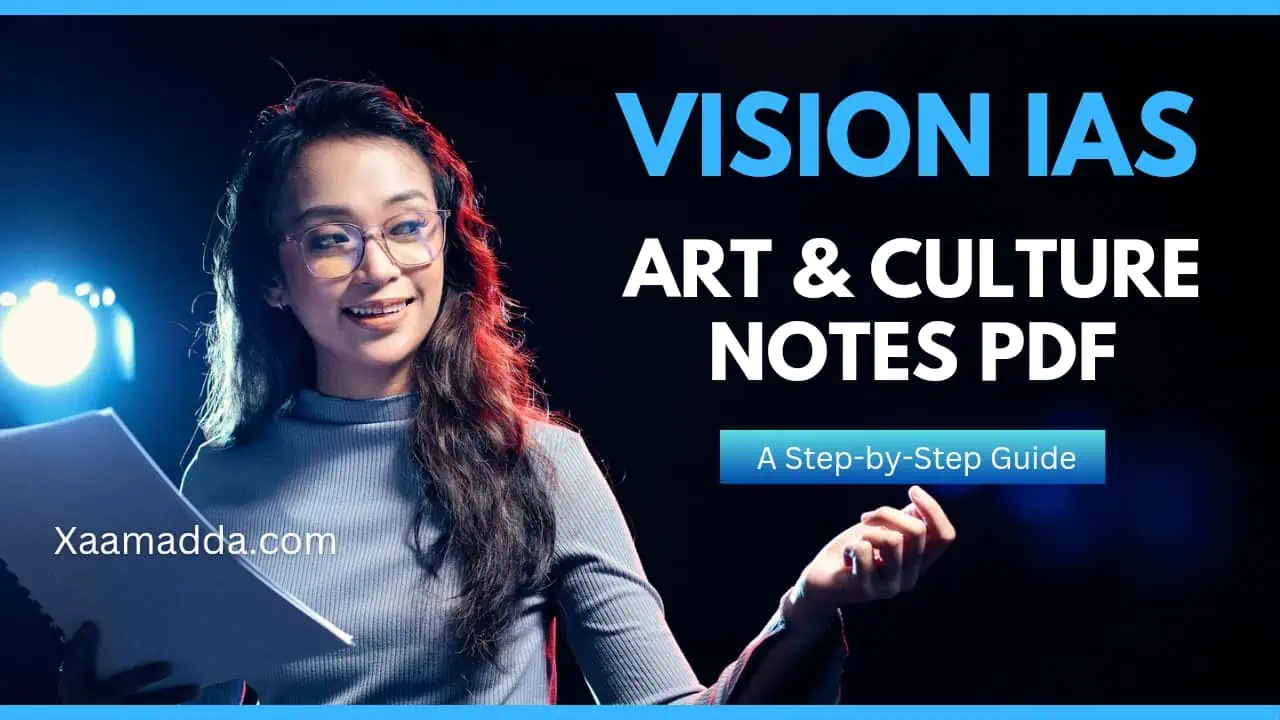 Vision IAS Art and Culture Notes PDF - Mastering Indian Art and Culture ...