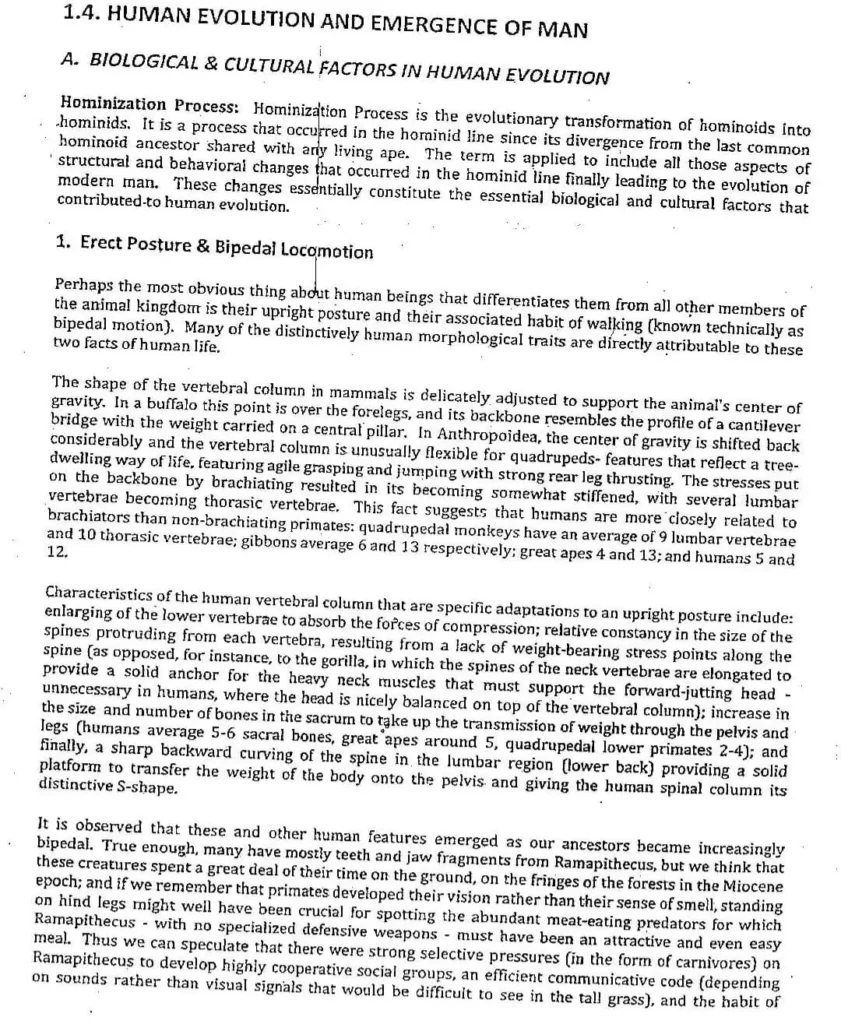 Anthropology Notes For UPSC - XaamAdda