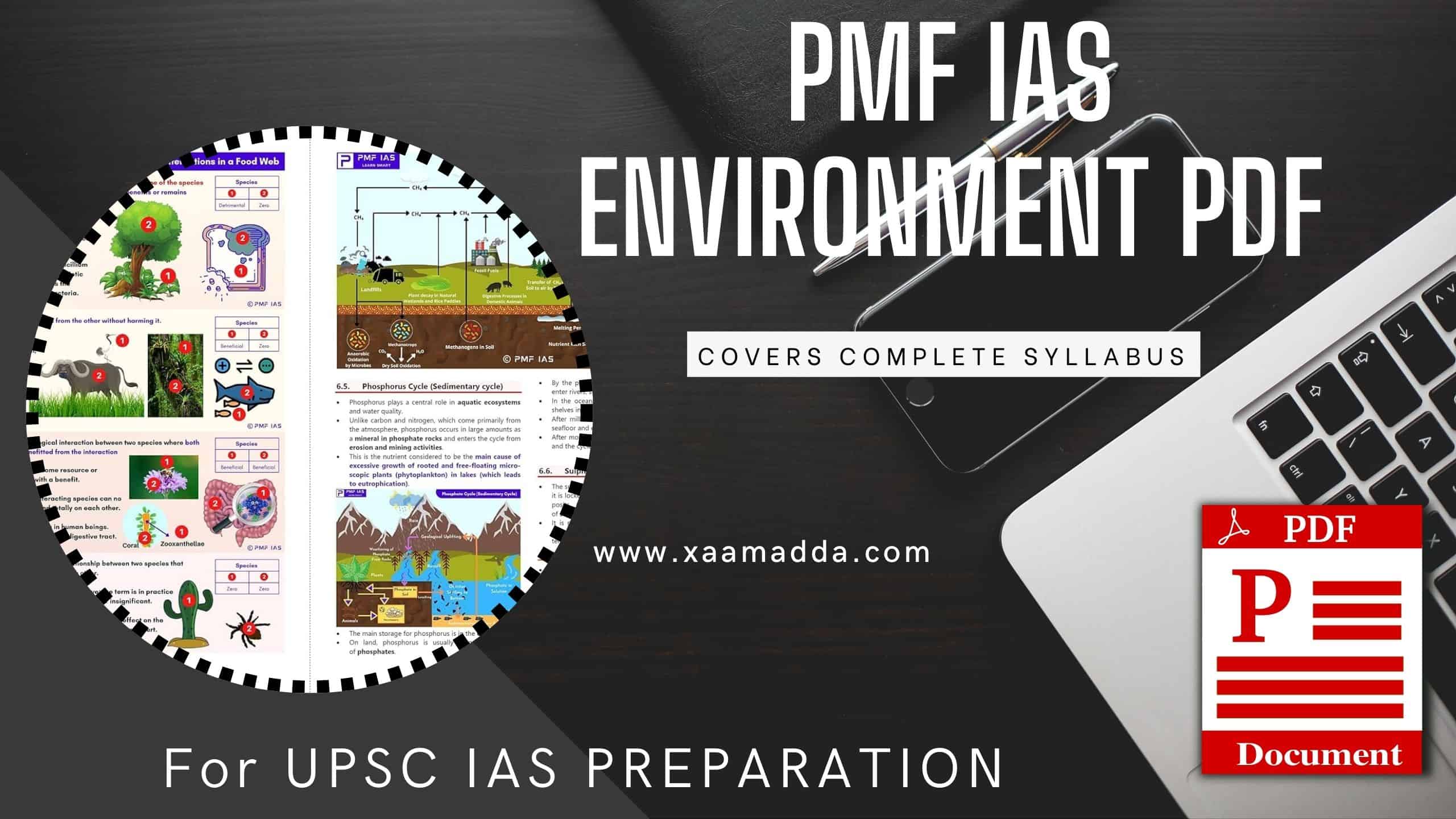 PMF IAS Environment PDF | Free Download - XaamAdda
