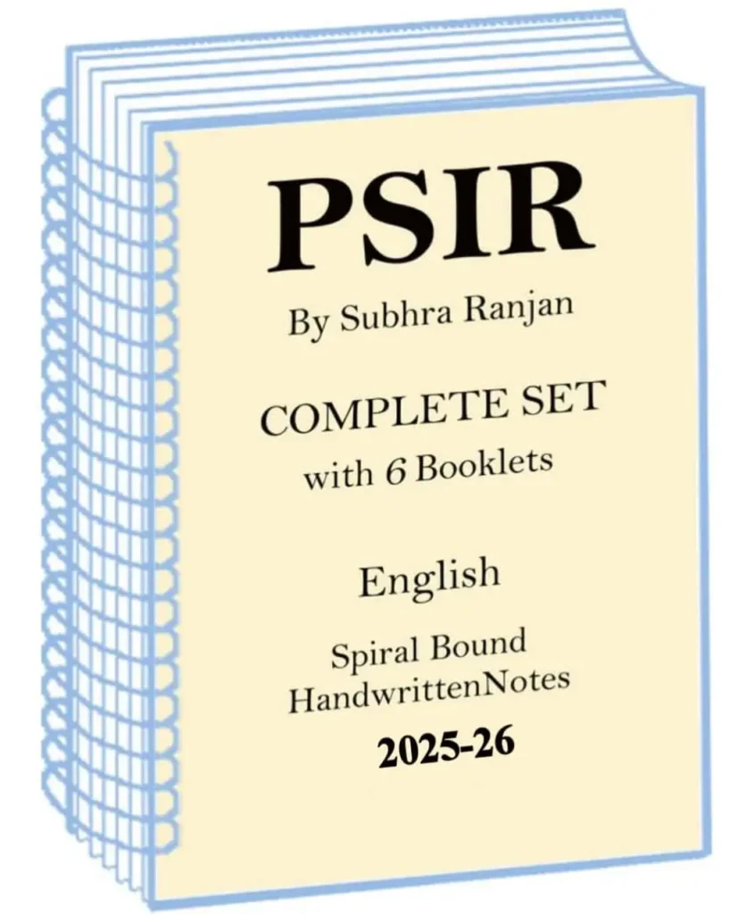 Shubhra Ranjan PSIR Notes PDF 2025 - XaamAdda